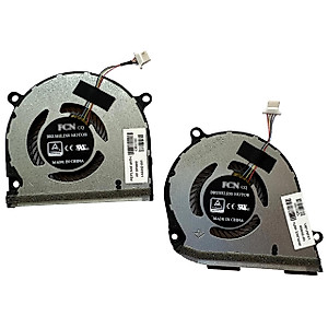 Fan for HP Envy X360 15-DS 15-DR 15M-DR 15M-DS CPU Gpu Cooling Fan Set L53542-001 L53541-001