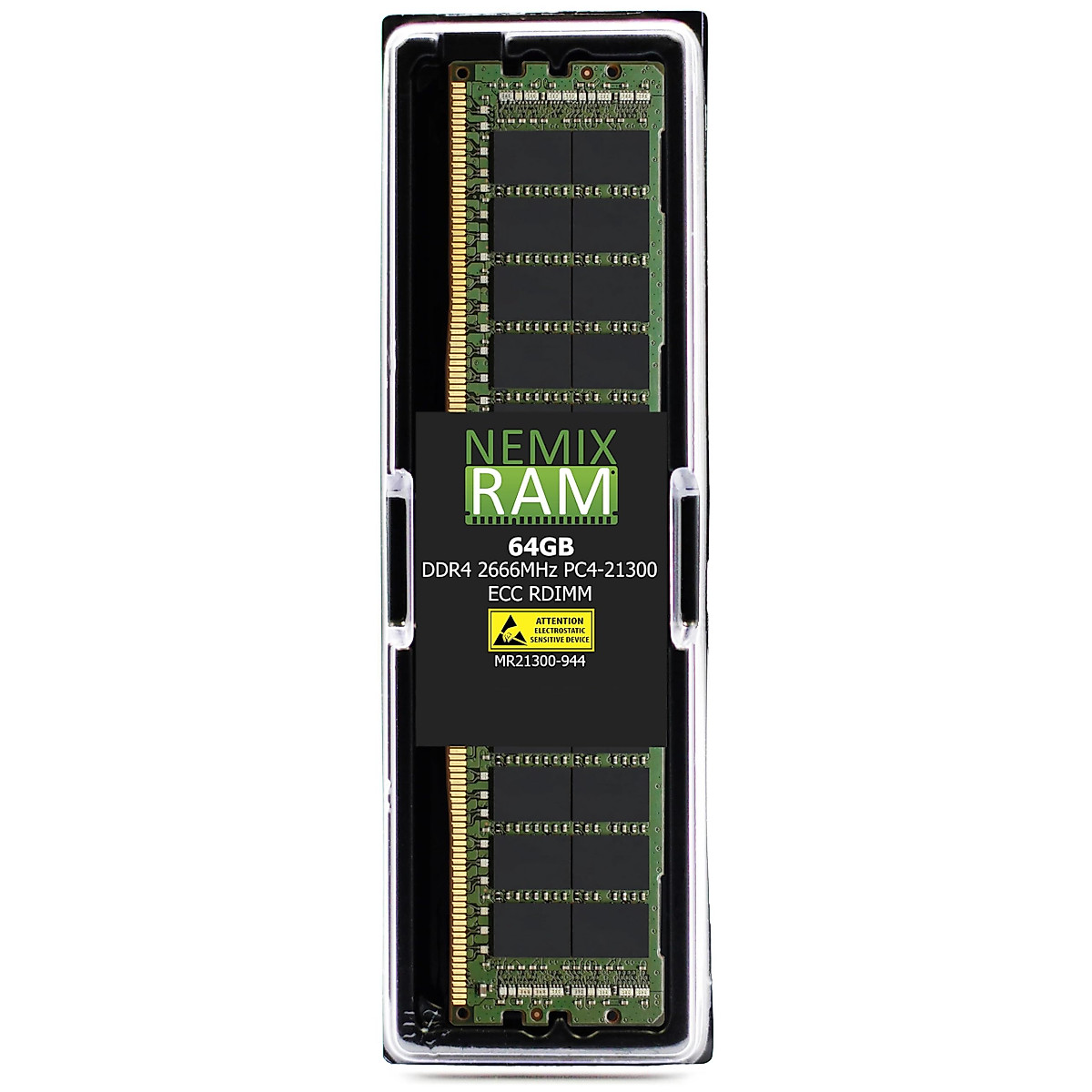 NEMIX RAM 64GB (1X64GB) DDR4 2666MHZ PC4-21300 4Rx4 1.2V CL19 288-PIN ECC RDIMM Registered Server Memory Compatible with Samsung M393A8K40B22-CWD