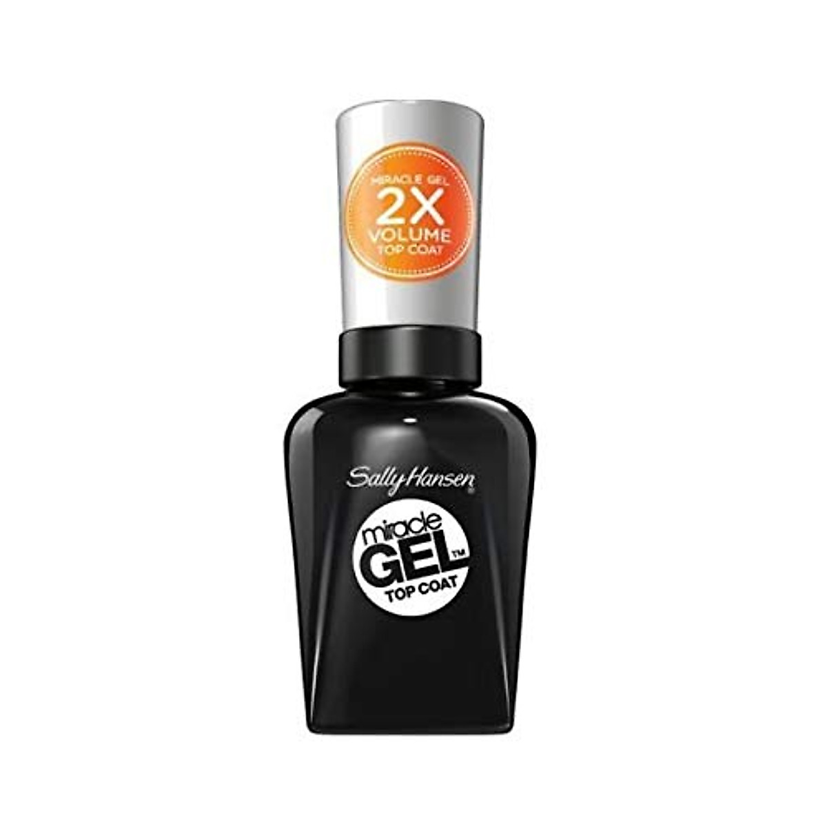 Sally Hansen Miracle Gel Nail Color, Top Coat [101] 0.5 oz (Pack of 2)