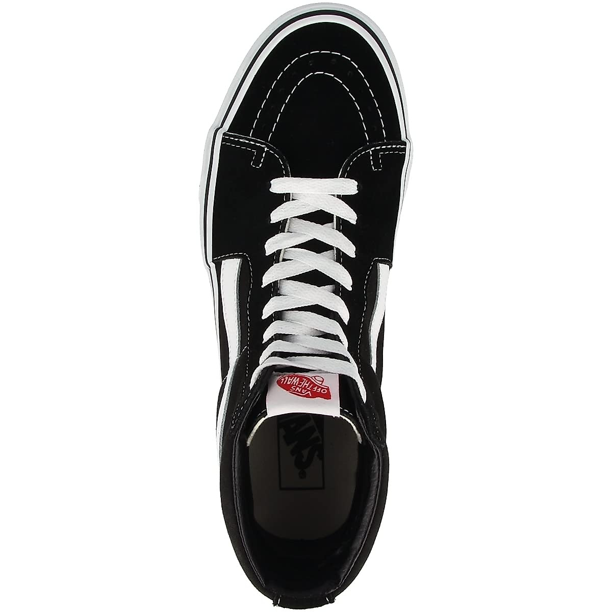 Vans SK8-Hi¿ Core Classics, Black/White, 10.5 Women / 9 Men M US