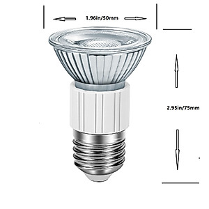 LPSAFP Upgrade Your Kitchen with LED Range Hood Light -Z0B0011 JDR E27 75mm 5W LED Bulb 50W Halogen Equivalent, Included for Brighter Cooking and Energy Efficiency. for Stove Hoods. Pack of 2