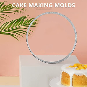 Bzocio 12 Pack Stainless Steel Tart Rings 3 in,Perforated Fruit Pie Quiches Cake Mousse Ring,Cake Ring Mold,Round Cake Baking Tools,Kitchen Baking Mould,Cake Rings for Baking 8cm.