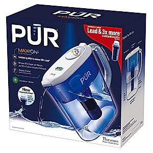 PUR PLUS Water Pitcher Filtration System, 11 Cup – PUR Water Filter Pitcher, PPT111W