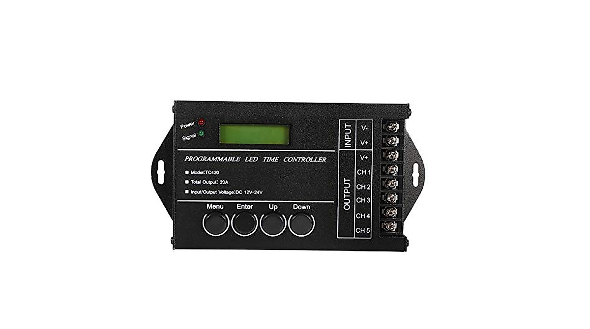 Miokycl 20A Programmable LED Time Controller for RGBW