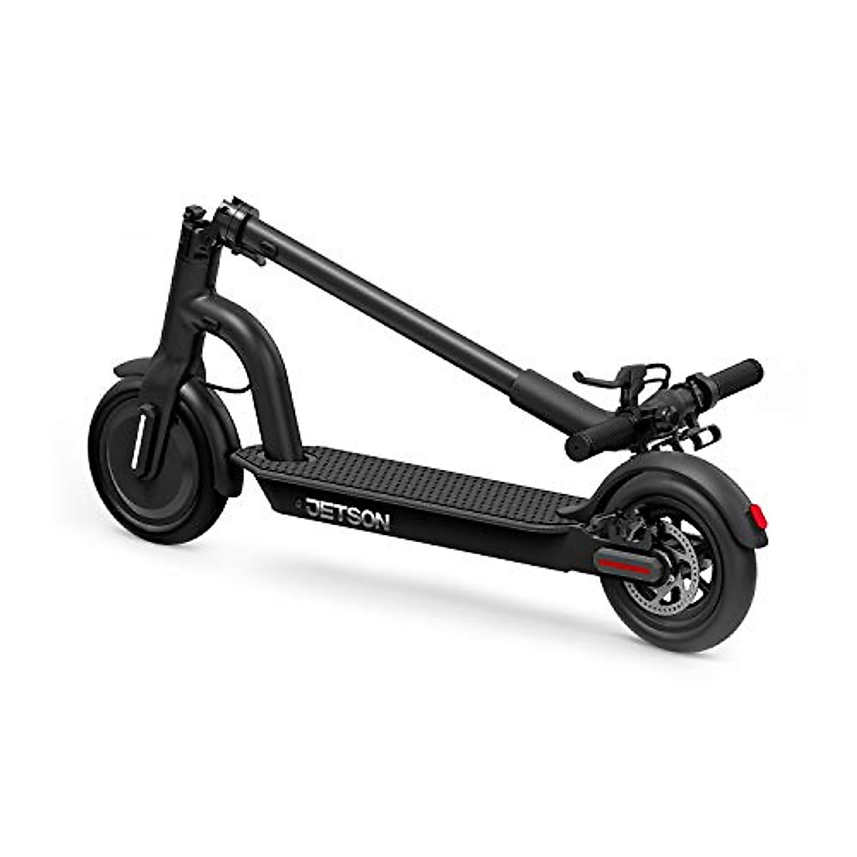Jetson Eris Adult Electric Scooter - Includes Easy Folding Mechanism, LCD Display, Integrated Phone Holder, Reach Speeds up to 14 MPH, Range of up to 12 Miles, Ages 12+, Black, JERIS-BLK