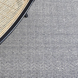 Safavieh Vermont Collection 8' x 10' Navy/Ivory VRM902N Handmade Rustic Textured Wool Area Rug