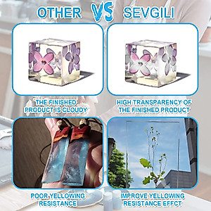 SEVGILI Epoxy-Resin-Kit for Jewelry, Art, Craft 16oz,Fast Curing, 2 Part Crystal Clear Casting Resin