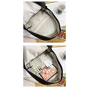 RRRWEI Solid color backpack simple backpack aesthetic backpack large laptop backpack for teen girls school college travel work (grey)