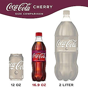Coca-Cola Coke Cherry Soda, 16.9 fl oz (pack of 6)