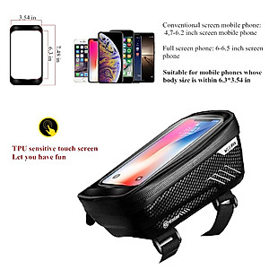 Bike Tire Repair Tool Kit, Frame Front Beam Bag & Mini Bike Pump & 16 In 1 Multi-Function, Bike Tire Lever & Suitable for Presta and Schrader Non-adhesive Puncture Repair Kit , for Road Mountain BMX