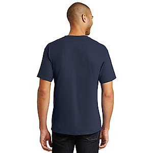 Hanes Mens Tagless 100% Cotton T-Shirt, XL, Navy