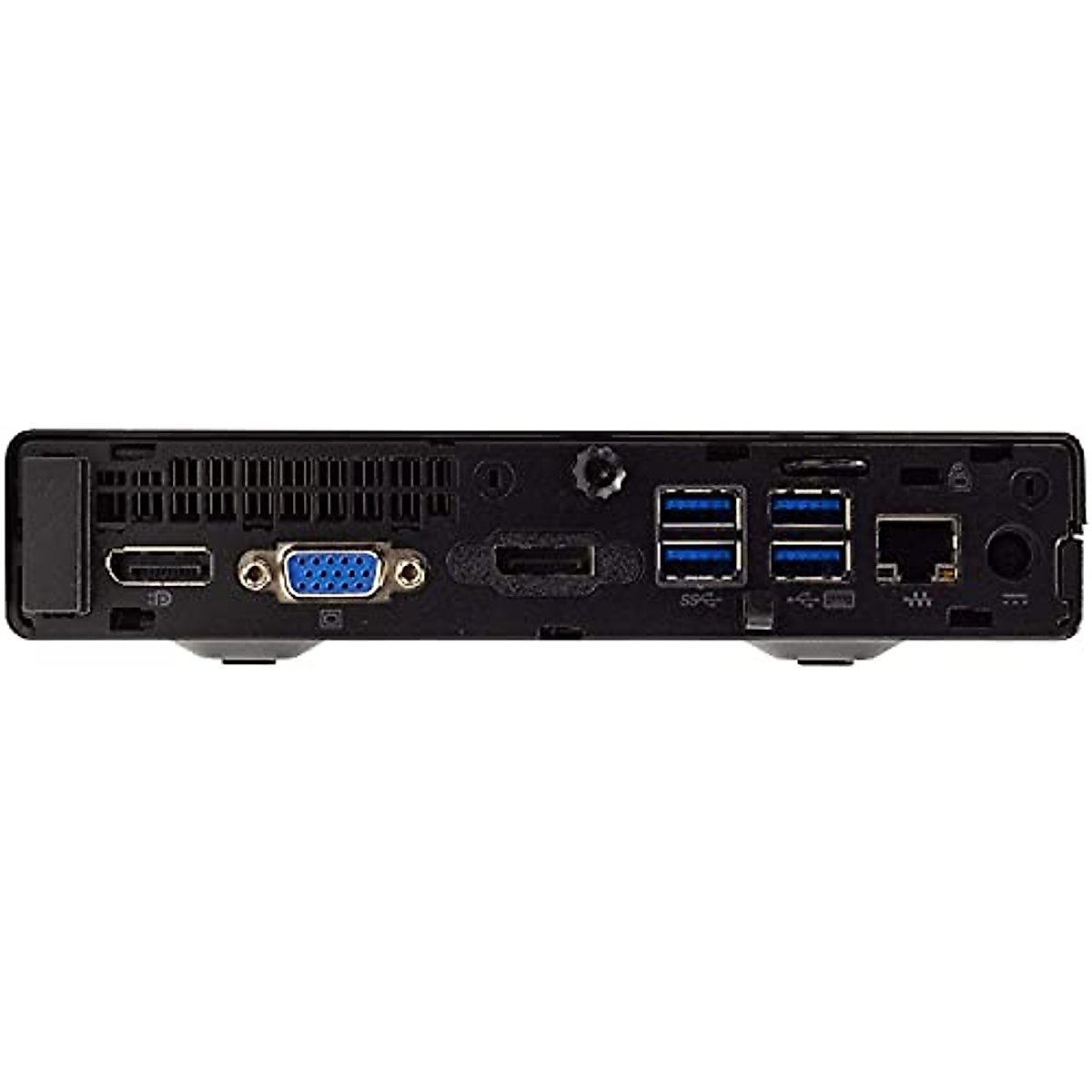HP EliteDesk 800G2 Micro Desktop Computer PC, Intel Quad Core i5, 8GB RAM, 240 GB SSD, Windows 10 Pro, 23.6 Periphio Monitor, New Periphio Webcam, Periphio Wireless Keyboard & Mouse (Renewed)