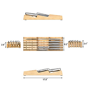 Cangshan Sanford Series 1027143 German Steel 8-Piece BBQ Knife In Drawer Set