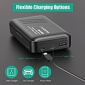 JYJZPB NP-FZ100 Battery Replacement and A7iii Battery Charger for Sony A7 III, Sony Alpha A7R III, A7R IV, A9, A6600, Alpha 9S, A7R3 A7S III, A7R III Battery, 2 Packs