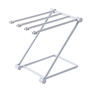 3pcs Cup Rack Vertical Towel Rack Foldable Towel Holder Kitchen Cloth Rack