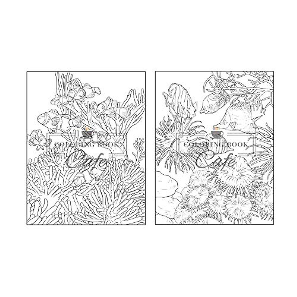 100 Wildlife Scenes: An Adult Coloring Book Featuring 100 Most Beautiful Wildlife Scenes with Animals, Birds and Flowers from Oceans, Jungles, Forests and Savannas