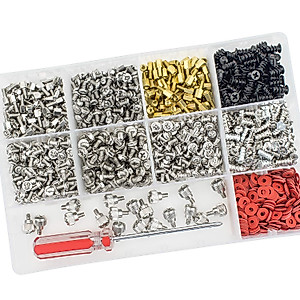HELIFOUNER 810 Pieces Computer Standoffs Screws Assortment Kit with a Screwdriver
