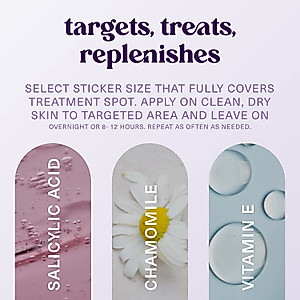 European Wax Center Ingrown Hair Patches - Ingrown Hair Patches w/Exfoliant BHA Removes Dead Skin Cells to Mitigate Ingrown Hair & Bumps - Hydrocolloid Patches Draw Out Impurities in Skin, 21 Count