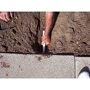 Yard Butler Roto Earth 30” Aerating Irrigating Planting Auger Drill Bit - Heavy Duty Electric Powered Device for Digging - Speed Garden Tool Attachment for Soil Digging
