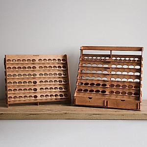 1 x Modular 74 holes + 1 x Wall Vallejo 72 holes Paint Rack Organizer