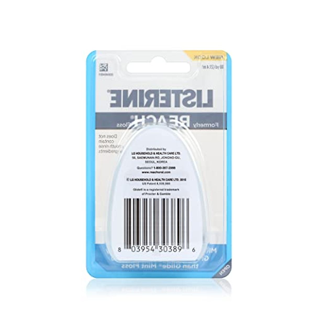 Listerine Ultraclean Waxed Mint Dental Floss Bundle | Effective Plaque Removal, Teeth & Gum Protection | Shred-Resistant , PFAS FREE | 30 Yards, 6 Pack ( Packaging may vary )