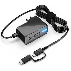 PWR+ Roku-Streaming-Stick USB Adapter Power Supply: for Roku Streaming Stick, Roku Express Plus, Roku Premier/Plus, Roku Voice Remote Pro UL Listed Charger 6.5 Ft Cord