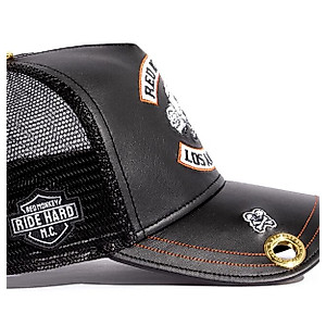 Red Monkey Riders Black RM1399 Limited Edition Unisex Trucker Hat