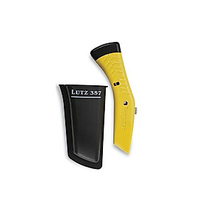 Lutz 35701#357 Yellow Quick Change Heavy Duty Utility Knife and Plastic Holster (357-YL)