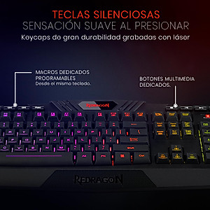 Mechanical Keyboard Wireless, 3-Modes Bluetooth Mechanical Keyboard, Software Support, 96 Keys with Numpad Arrow Keys, for Windows Mac, Keyboard Low Profile Red Switch, K684 Black