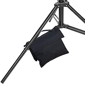 ABCCANOPY Sandbag Weight Bags for Photo Video Studio Stand (Black-4pcs)