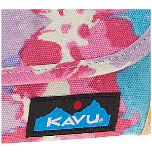 KAVU Big Spender Tri-fold Wallet Clutch Travel Organizer, Beach Tie Dye