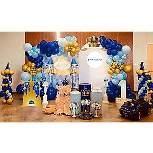 A2ZOnlineMaarket 100 Pcs Balloons Different Sizes 12/10/5 Inch Latex Balloon Garland Arch Kit for Birthday Baby Shower Wedding Bridal Shower Balloon Party Decoration (Chrome Gold)