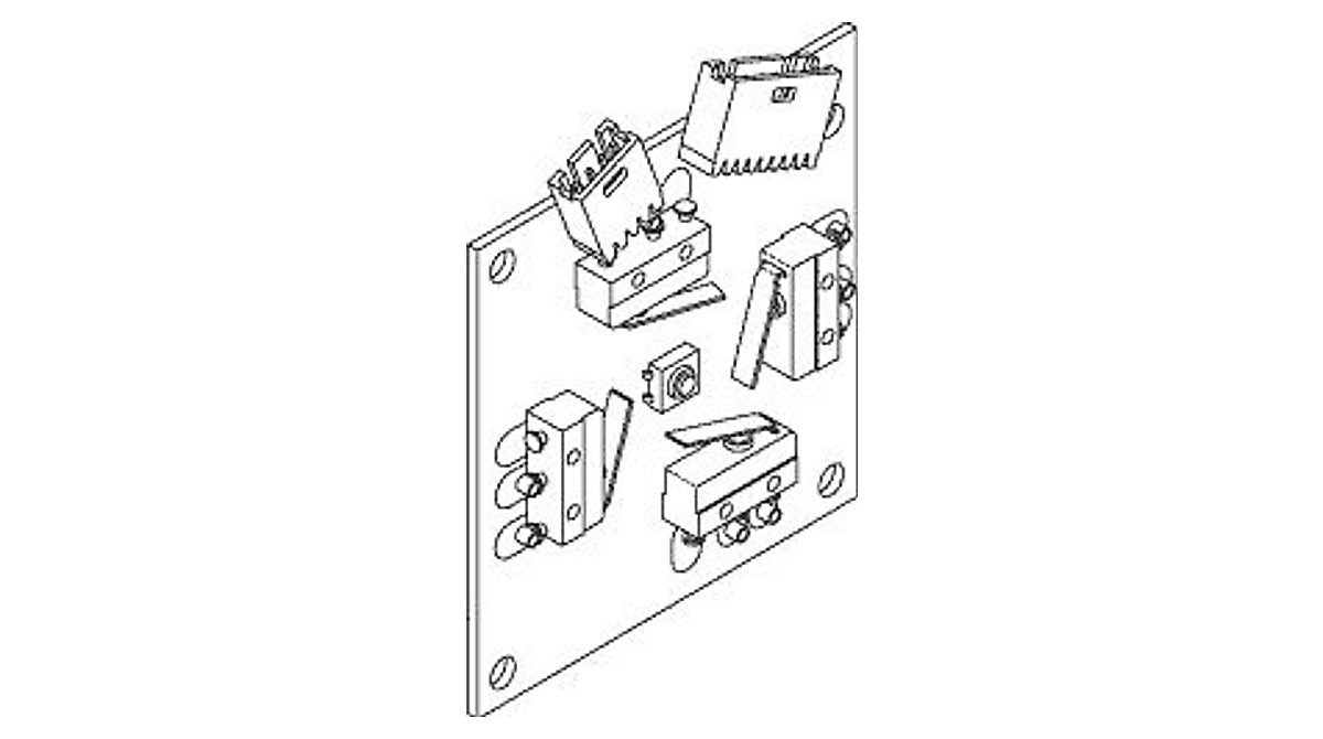 Pelton & Crane PCB723 Switch Back PCB Assembly