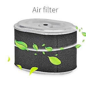 SaferCCTV Filter Replacement for Gx140 Gx160 Gx200 5.5hp 6.5 hp Engines, Raven 212cc 24in Front-Tine Tiller Replace Part 17210-ZE1-505, 17210-ZE1-517,17210-ZE1-822