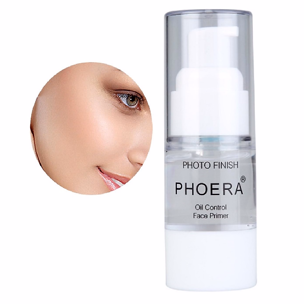 PHOERA Primer,Pro Makeup Primer,Long Lasting Hydrating Smoothing Isolated Moisturizing Oil Free Effect Make Up Base Matte Face Foundation Primer(18ML)