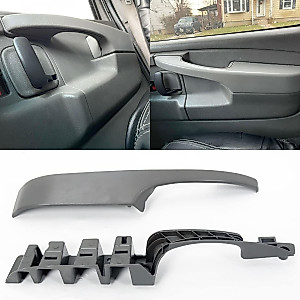 ECOTRIC Interior Pull Handle Door Armrest Compatible with 2003-2019 Chevrolet Express Van GMC Savana Left Driver Side Replacement for 10388387 15817114
