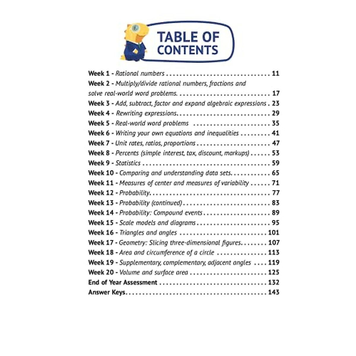 7th Grade Common Core Math: Daily Practice Workbook - Part I: Multiple Choice | 1000+ Practice Questions and Video Explanations | Argo Brothers (Next Generation Learning Standards Aligned (NGSS))