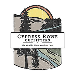 Cypress Rowe Outfitters Beige Canoe/Kayak Sun Shade/Canopy Bimini Top - Perfect Umbrella for Kayaking, Canoeing, Fishing Awning to Block UV & Heat Rays and Rain Protection
