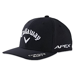 Callaway mens Golf 2022 Tour Authentic Performance Pro Hat, Adjustable Size, Black/White Color