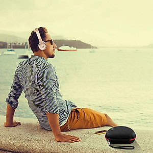 COMECASE Travel Hard Carrying Case Compatible with Beats Solo 4/ for Beats Studio Pro/for Beats Solo3/ for Beats Studio3/ for Beats Solo2/ Solo Pro Bluetooth On-Ear Headphones (Box Only) - Black