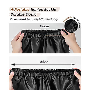 Long Bonnet Braid Bonnets for Sleeping Satin Bonnet Silk Bonnet Hair Braid Bonnet for Sleeping Bonnets for Black Women