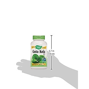 Nature's Way Premium Herbal Gotu Kola Herb, 950 mg per serving, 180 VCaps