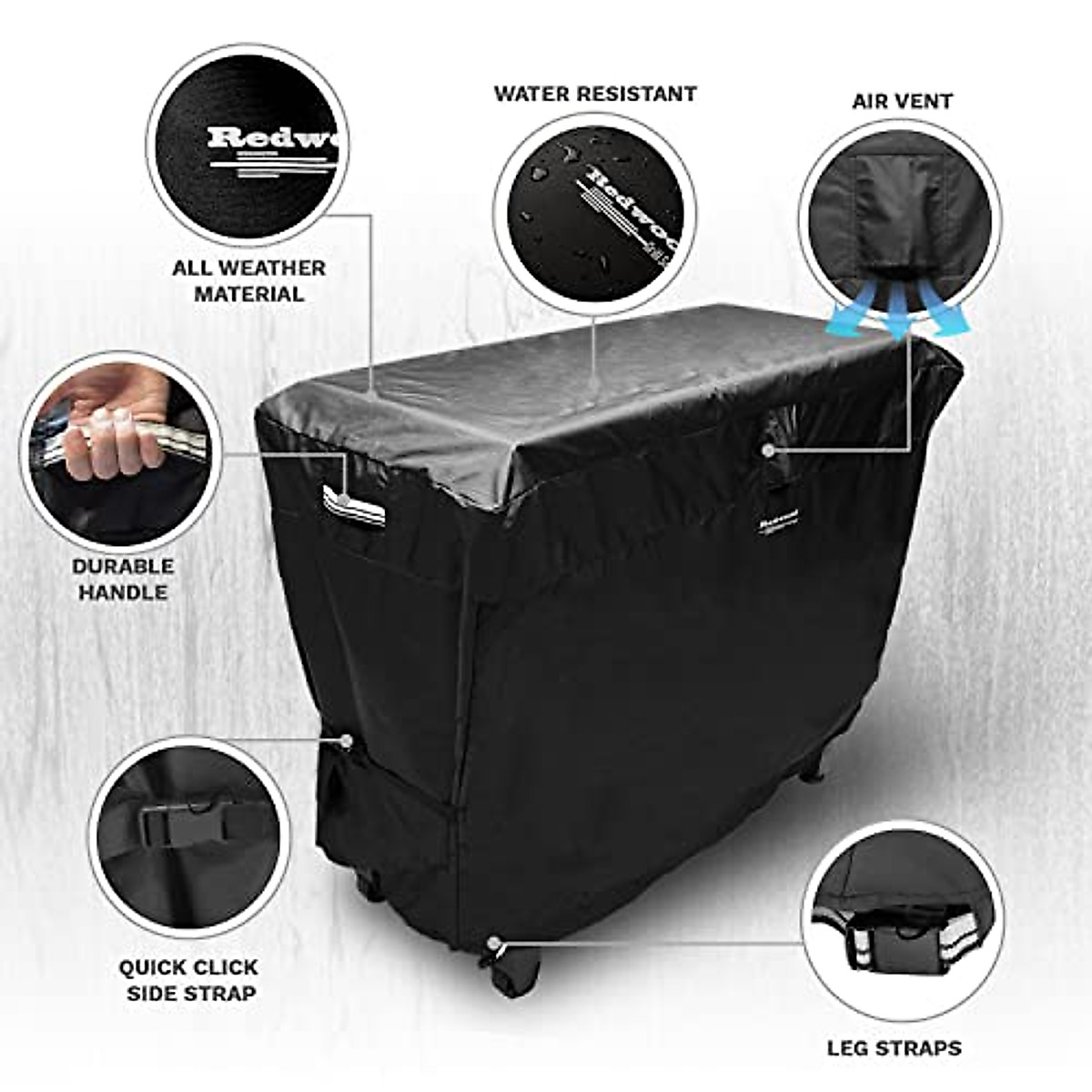 Cover for Keter Unity XL, Portable Prep Tables and Flat Top Grills. Must Have BBQ, Grilling and Outdoor Cooking Accessory. Breathable, Waterproof, UV and Weather Resistant - 55" x 24" x 33.5"