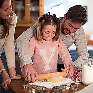 CookDaoMo Weather Shapes Cookie Cutters Set of 10 Pcs,Stainless Steel Cookie Cutters Molds Lightning,Star,Sun,Moon,Cumulus Cloud,Meteor,Cloud,Snowflake,Rainbow,Water Drop Pattern