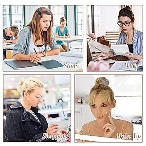 6 Packs Flat Hair Clips, French Concord Hair Clips, Lay Down Claw Clips for Women Girls, Medium Banana Hair Clips for Thin Short Hair, 3.35 Inch Strong Hold Hair Barrettes for Styling Sectioning