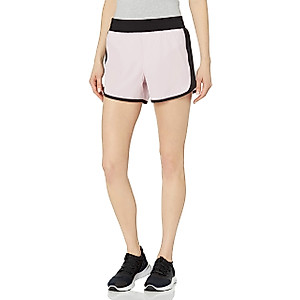 Amazon Essentials Women's 4" Stretch Woven Running Short, Pale Pink, X-Large