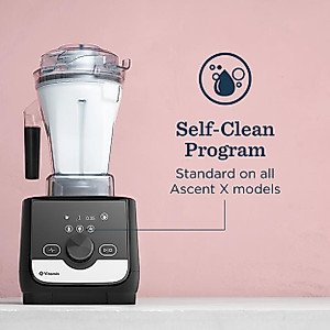 Vitamix Ascent X3 Blender, Professional-Grade, 3 Preset Blending Programs, 48-ounce Container, Self-Cleaning, Shadow Black
