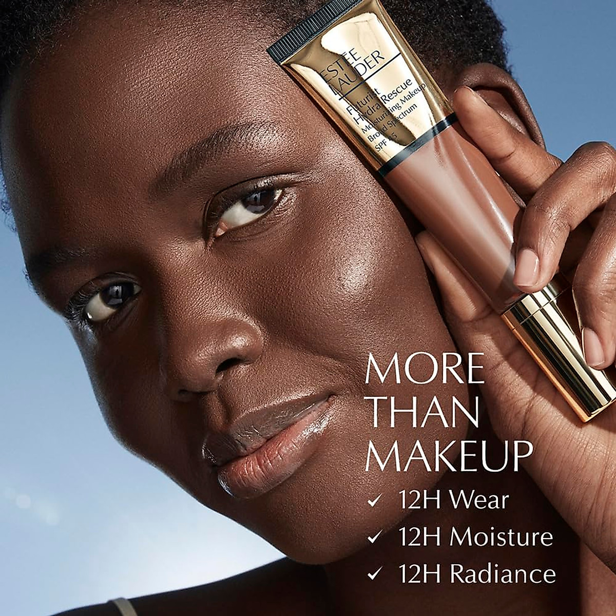 Estée Lauder Futurist Hydra Rescue Moisturizing Foundation SPF 45 for a 12-Hour Glow, 1.2 Fl Oz, 4W1 Honey Bronze