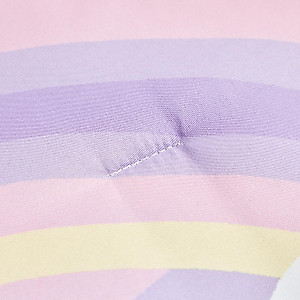 Girls Bed in a Bag Full Size Purple Unicorn Comforter Set with Rainbow Star - Soft Microfiber 7 Pcs Bedding Set (1 Comforter 2 Pillow Shams 1 Flat Sheet 1 Fitted Sheet 2 Pillowcases)