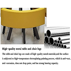 Office Business Hotel Lobby Dining Table Set, Office Table and Chair Set Hotel Reception Lounge Coffee Table and Chair Set Hotel Reception Business Meetings Meeting Room Casual and Simple 1 Table and